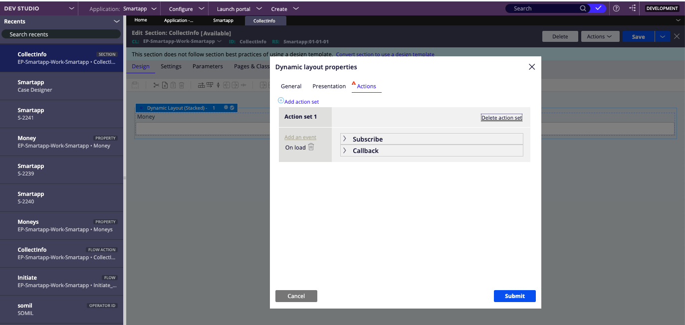 Refresh UI screen Automatically when the value changed at backend | Support Center